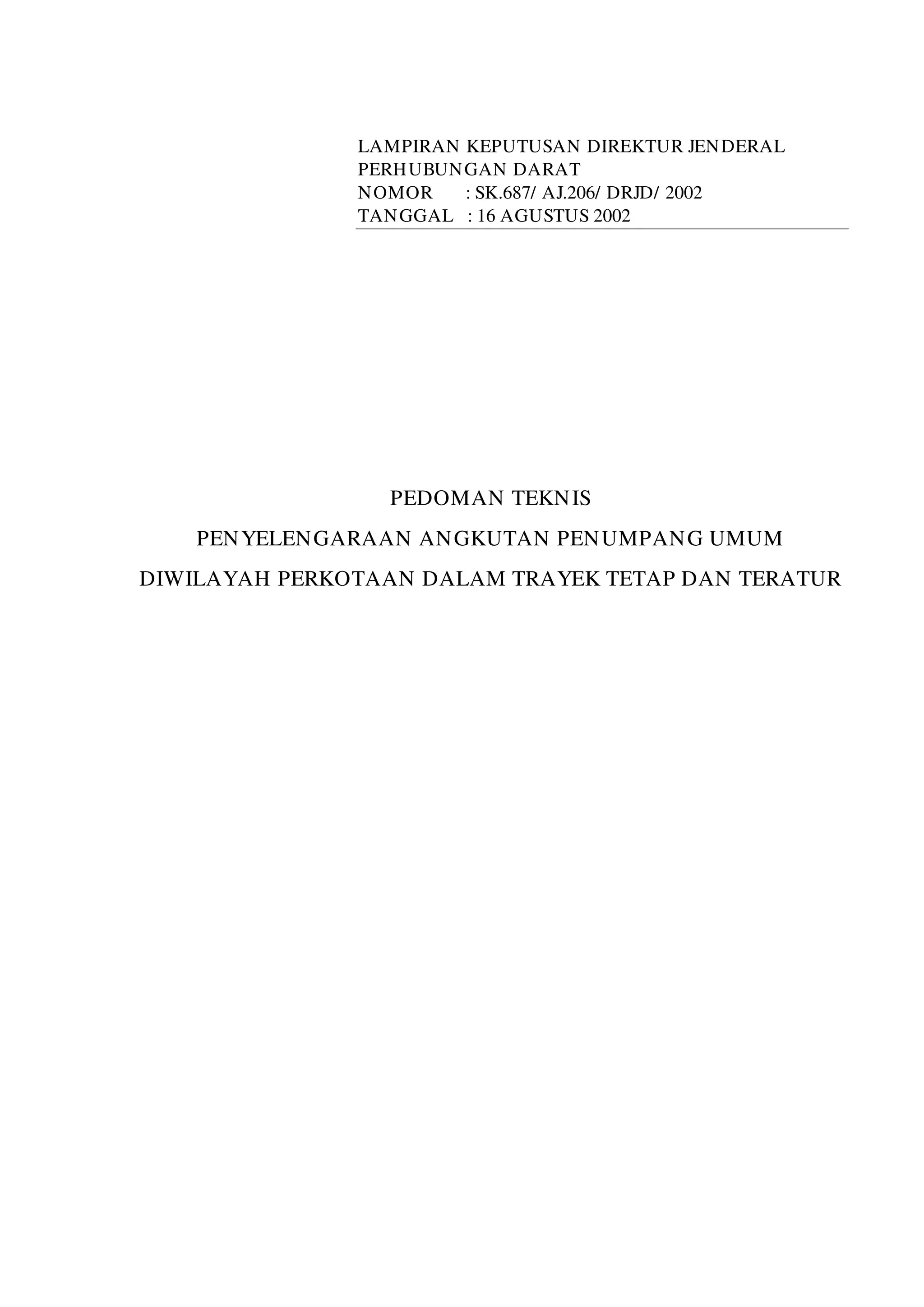 Skdirjen687tahun2002 | PDF
