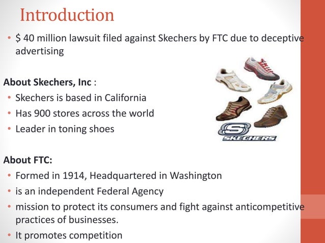 Study on Skechers Lawsuit | PPTX | Advertising Industry | Industries