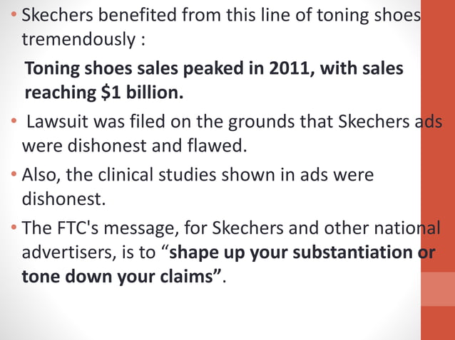 Study on Skechers Lawsuit | PPTX | Advertising Industry | Industries