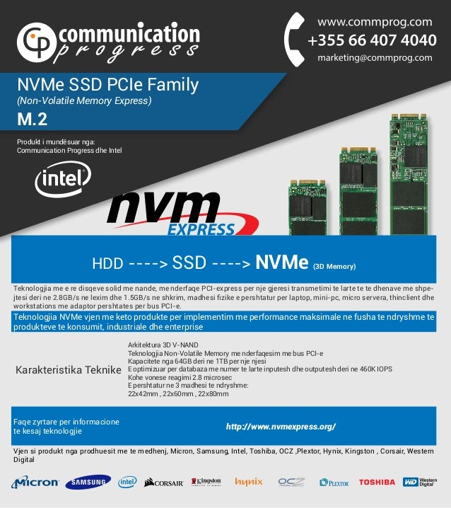 NVMe SSD PCIe Family M.2