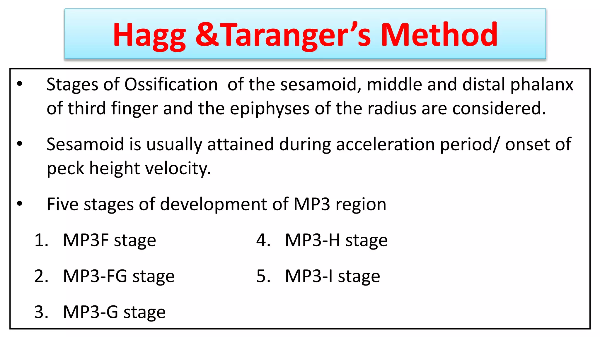 Skeetal maturity indicators | PPTX