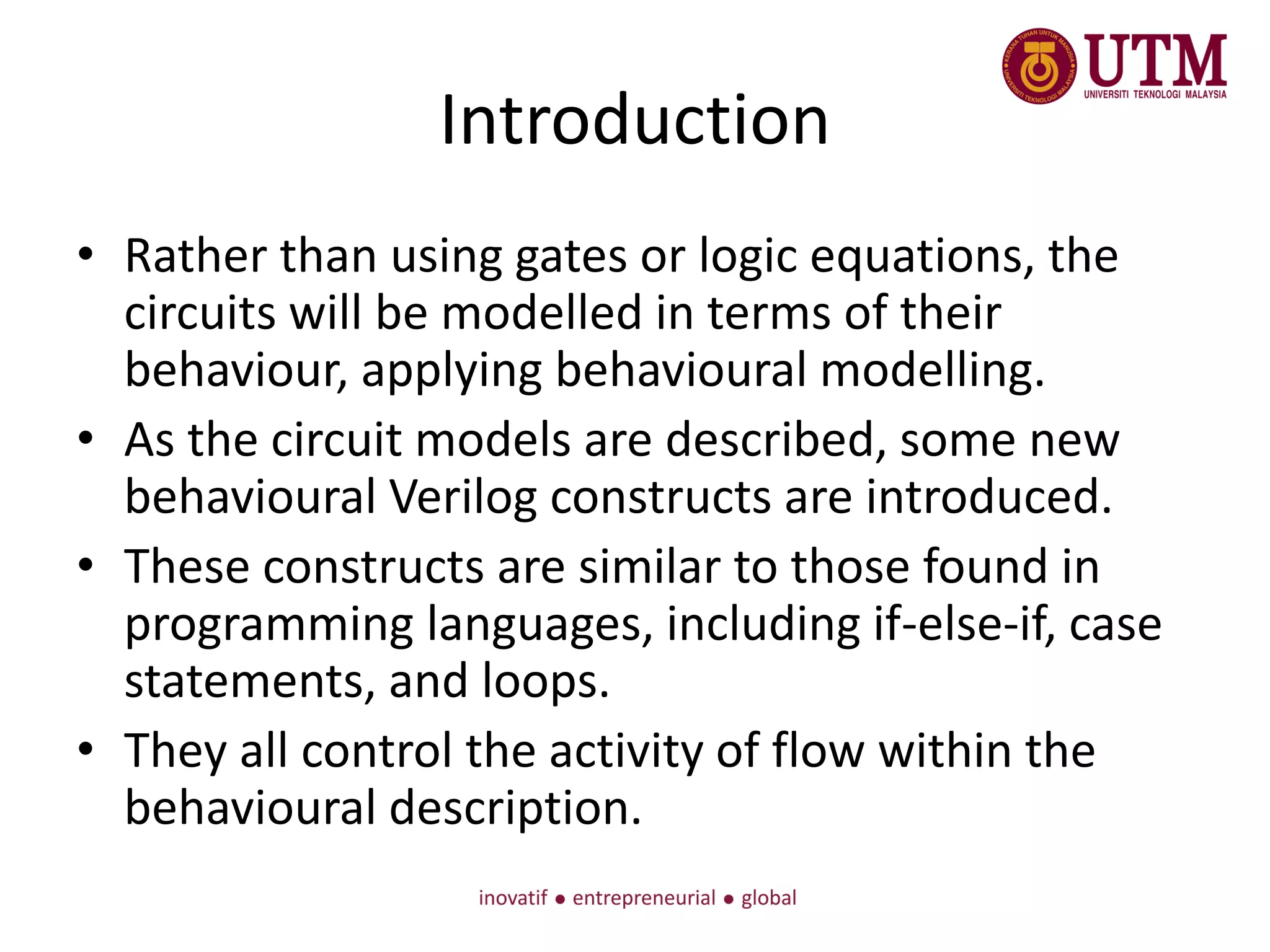 SKEL 4273 CAD with HDL Topic 3 | PPT