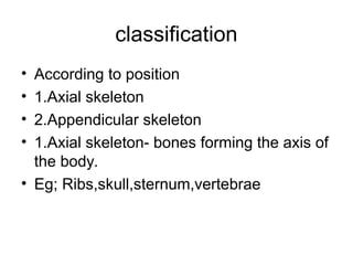 skeletal system notes for medical students | PPT