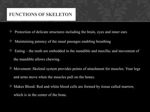 Skeletal system of human........Skeletal | PPT