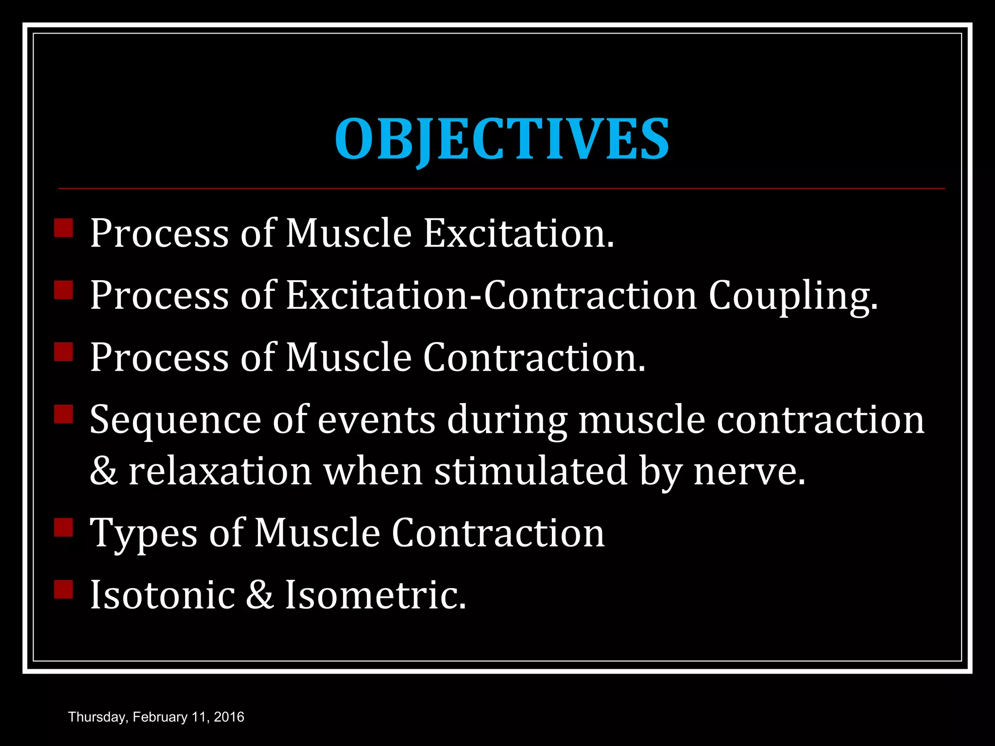 Skeletal muscle contraction | PPT