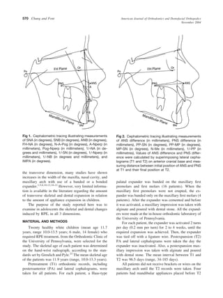 Skeletal and dental changes in the sagittal, vertical, and transverse ...