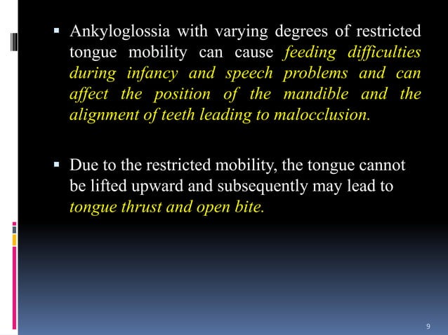 skeletal and dental characteristics of ankyloglossia | PPTX | Ear, Nose ...
