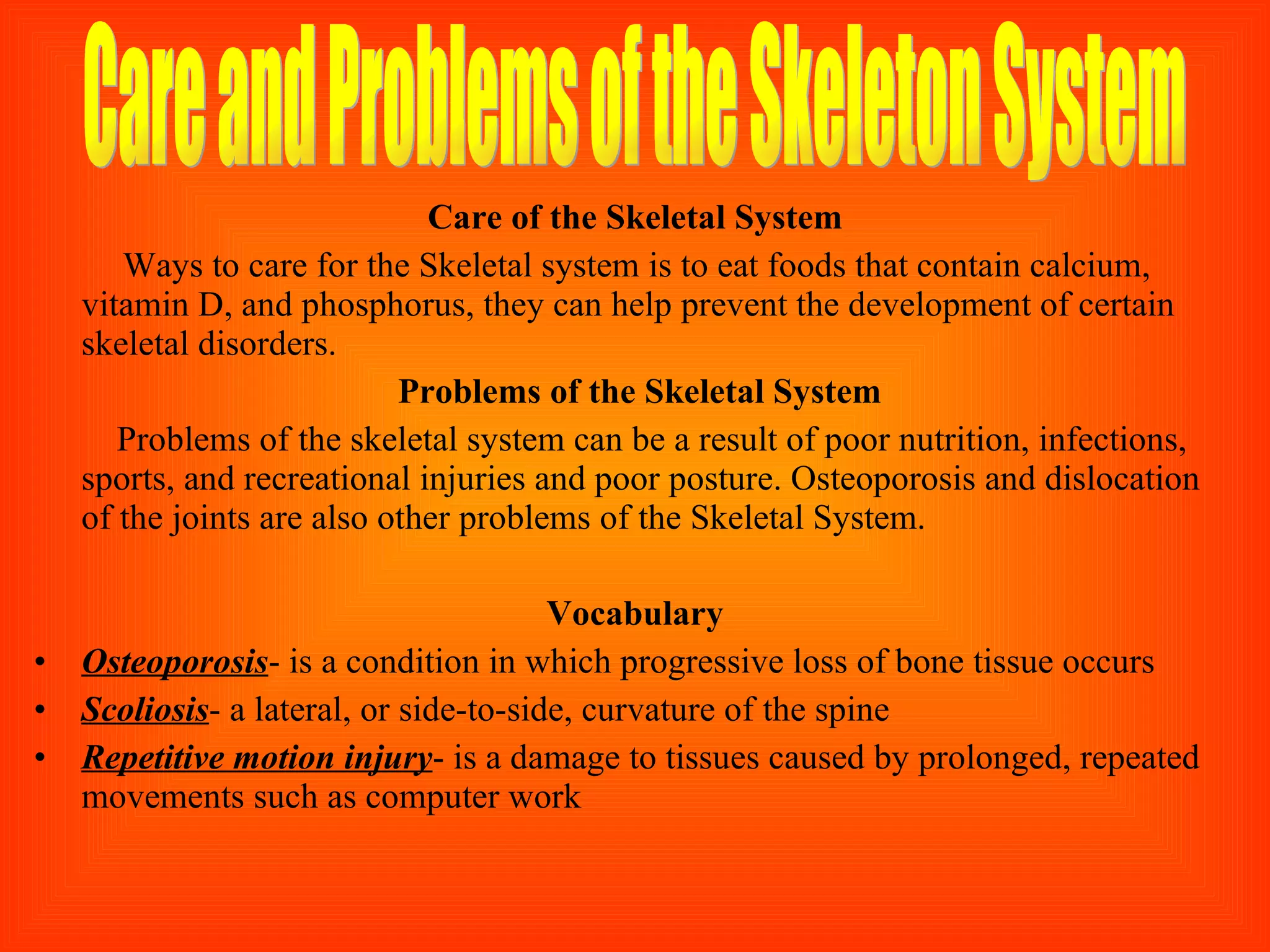Skeletal And Muscle Ppt | PPT