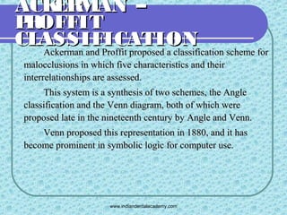 Skeletal classification /certified fixed orthodontic courses by Indian ...