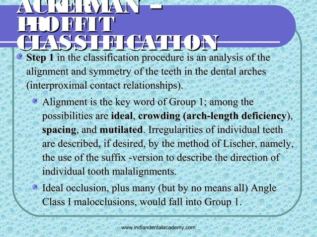 Skeletal classification /certified fixed orthodontic courses by Indian ...