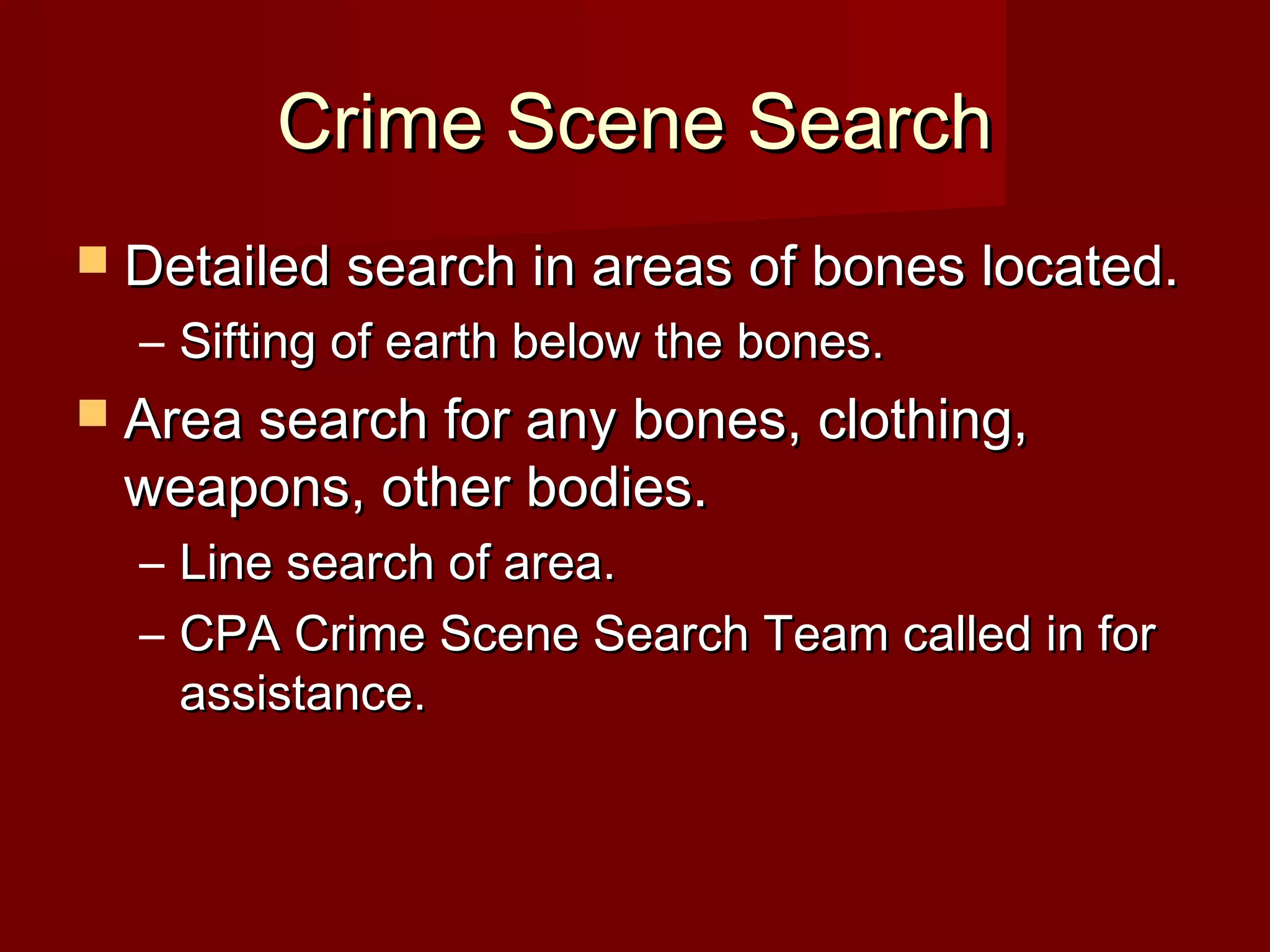 Skeletal death investigation | PPT