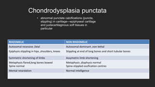 skeletal dysplasia-1.pptx presentation for students | PPT