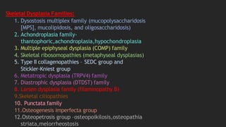 skeletal dysplasia-1.pptx presentation for students | PPT