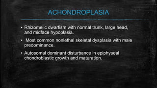 Skeletal dysplasia : Radiodiagnosis | PPTX