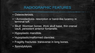 Skeletal dysplasia : Radiodiagnosis | PPTX