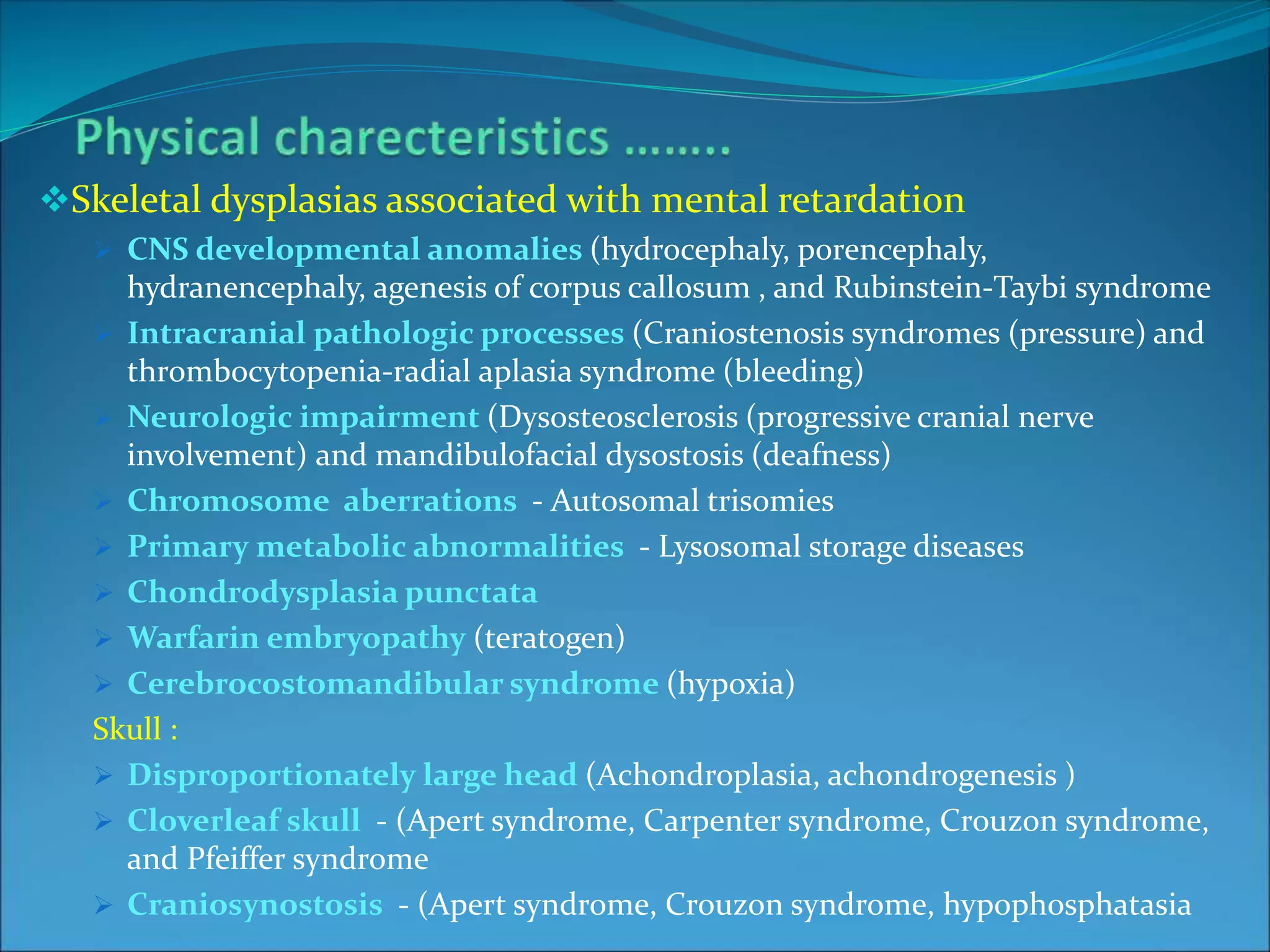 Skeletal dysplasia | PPT