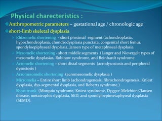 Skeletal dysplasia | PPT