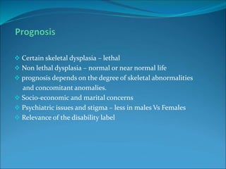 Skeletal dysplasia | PPT