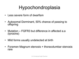 Skeletal dysplasias | PPTX