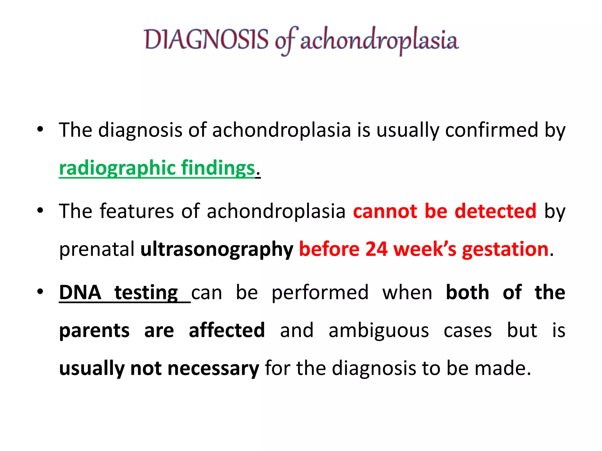 Skeletal dysplasias and dwarfism | PPTX