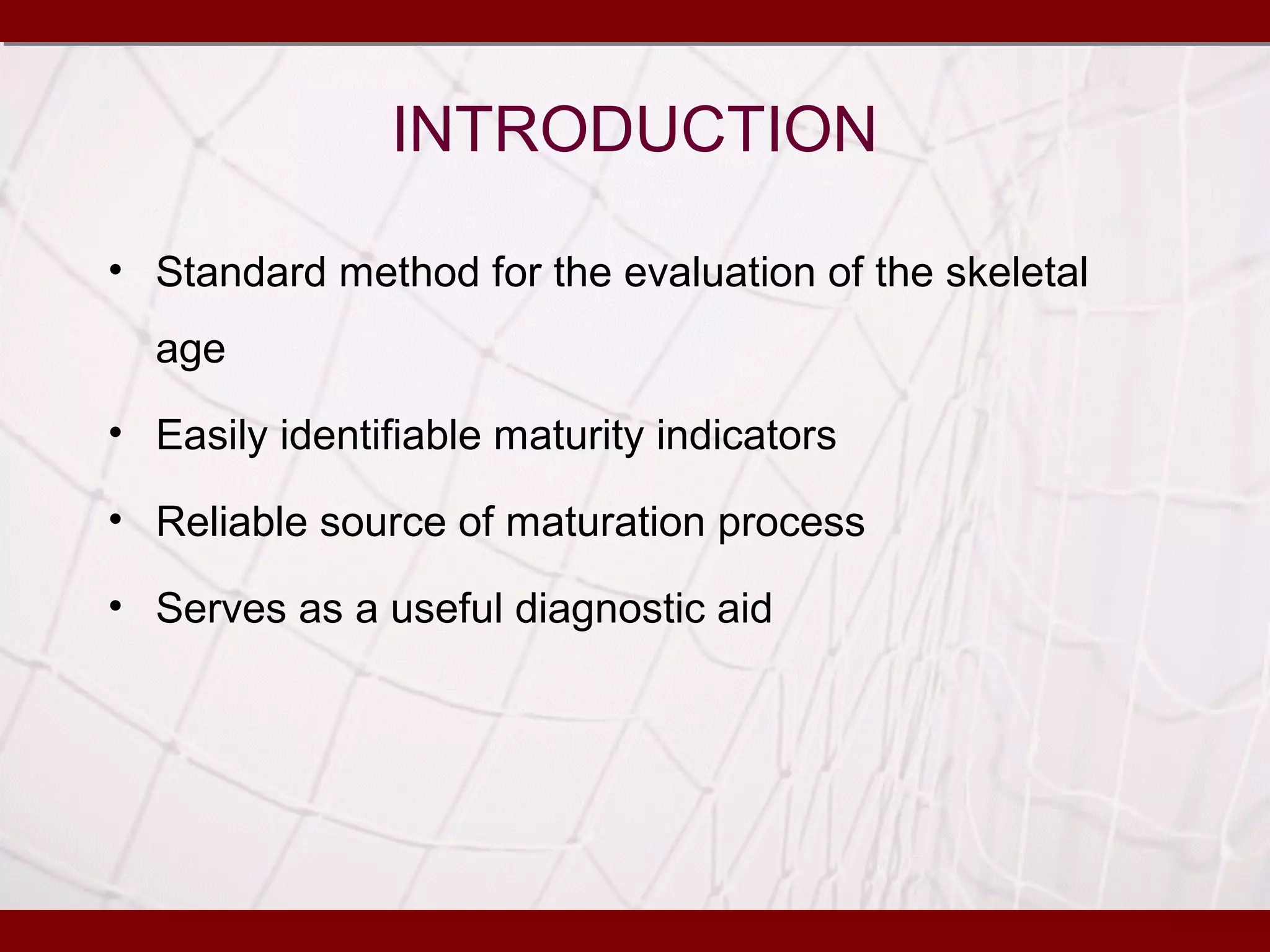 Skeletal maturity indicators | PPT
