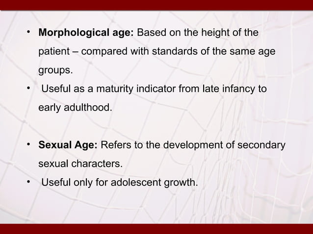 Skeletal maturity indicators | PPT