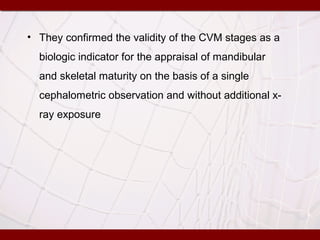 Skeletal maturity indicators | PPT