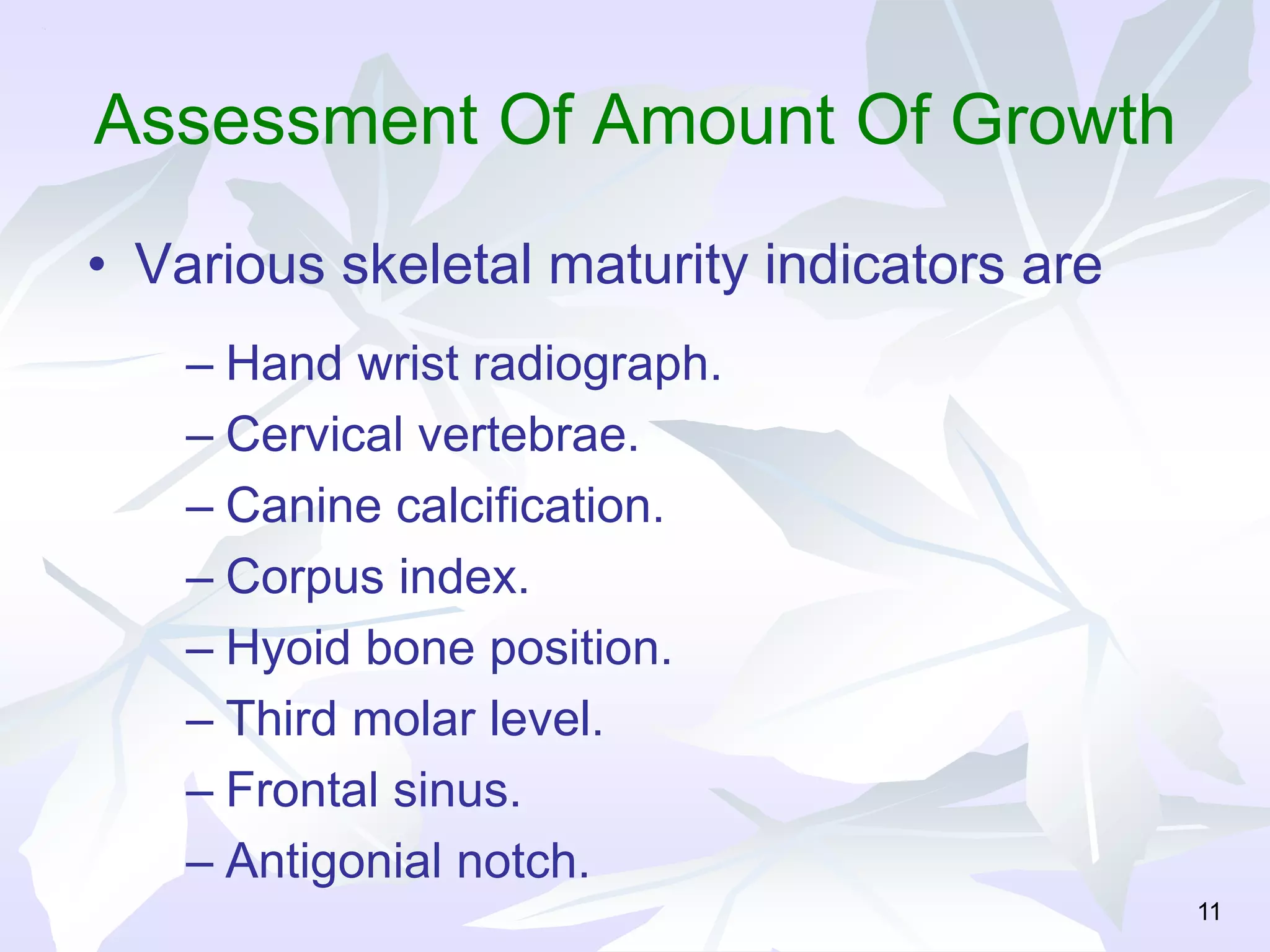 Skeletal maturity.ppt