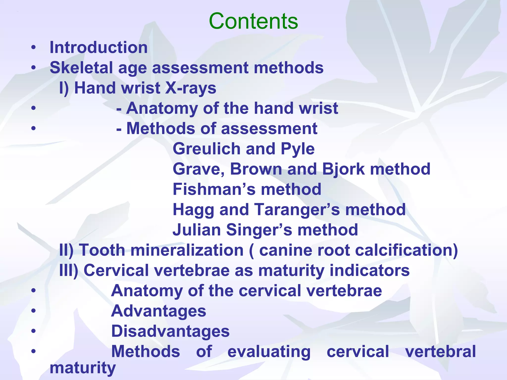 Skeletal maturity.ppt