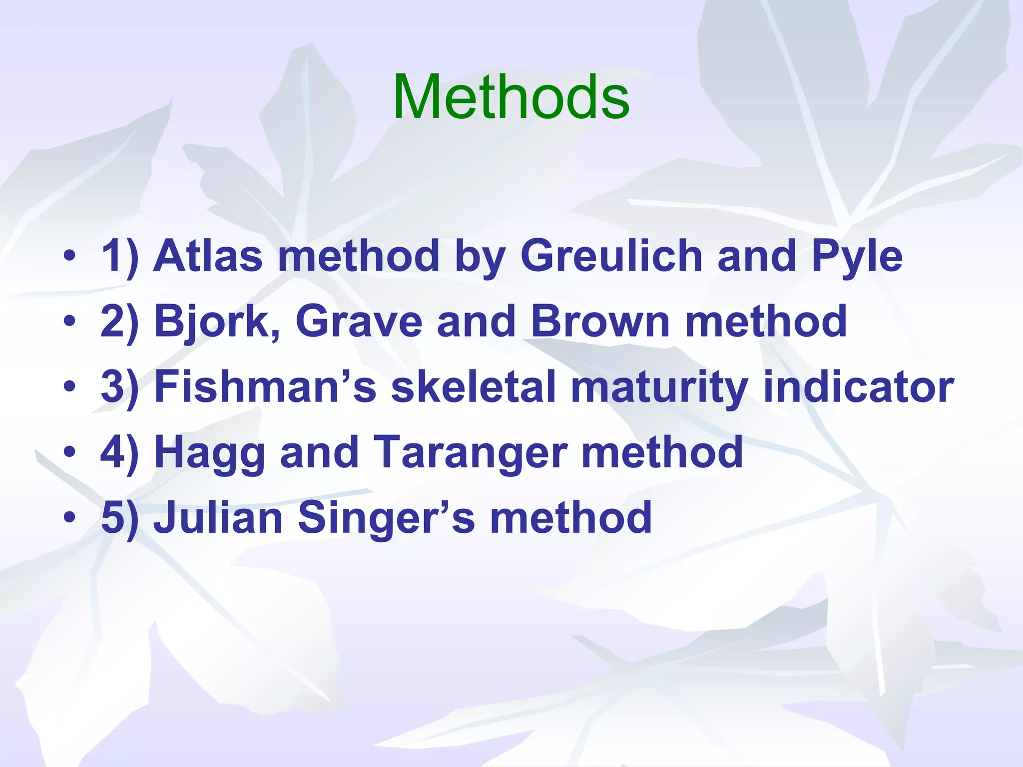 Skeletal maturity.ppt