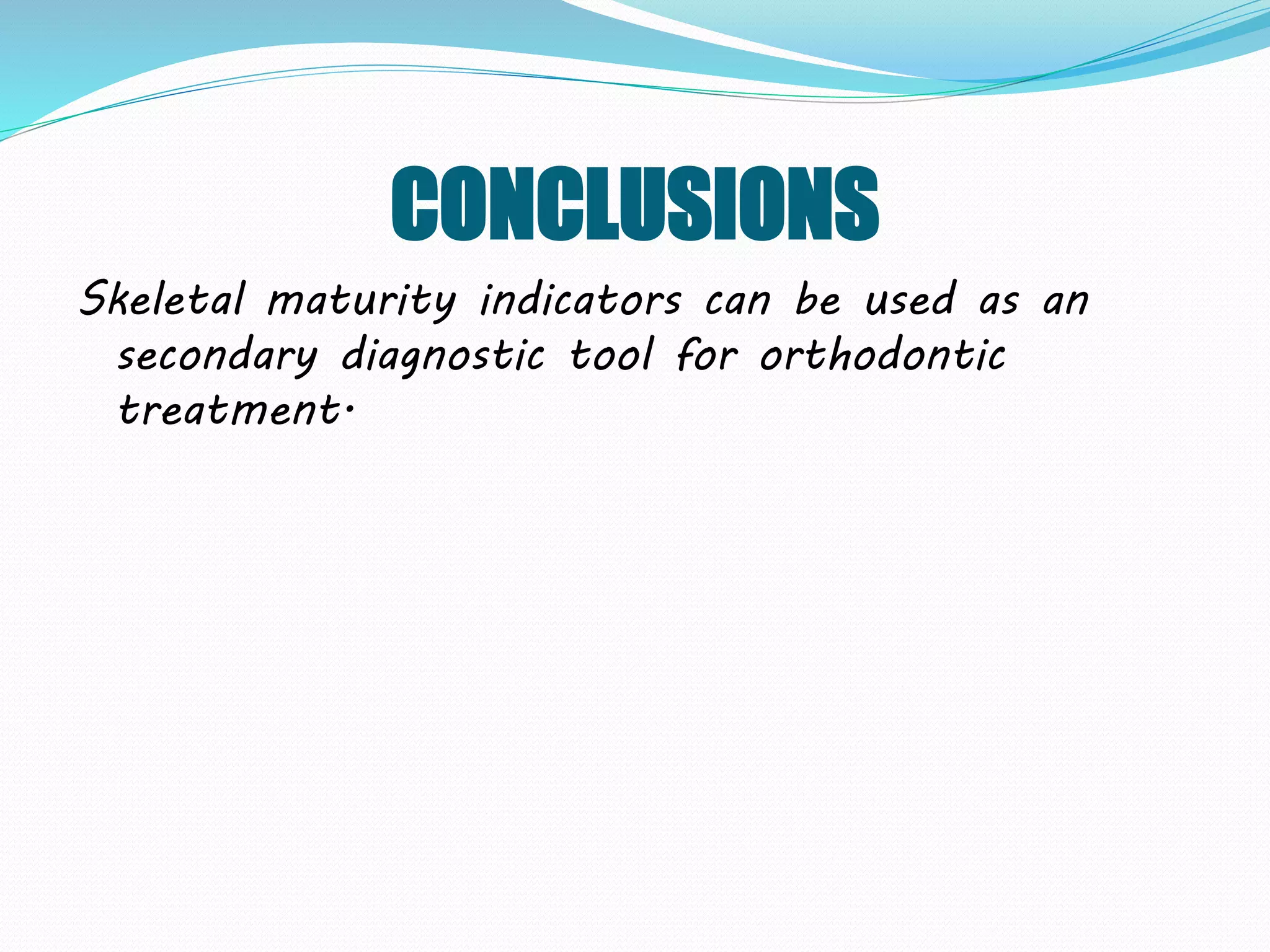 Skeletal Maturity Index Pptx