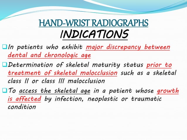 Skeletal Maturity Index Pptx