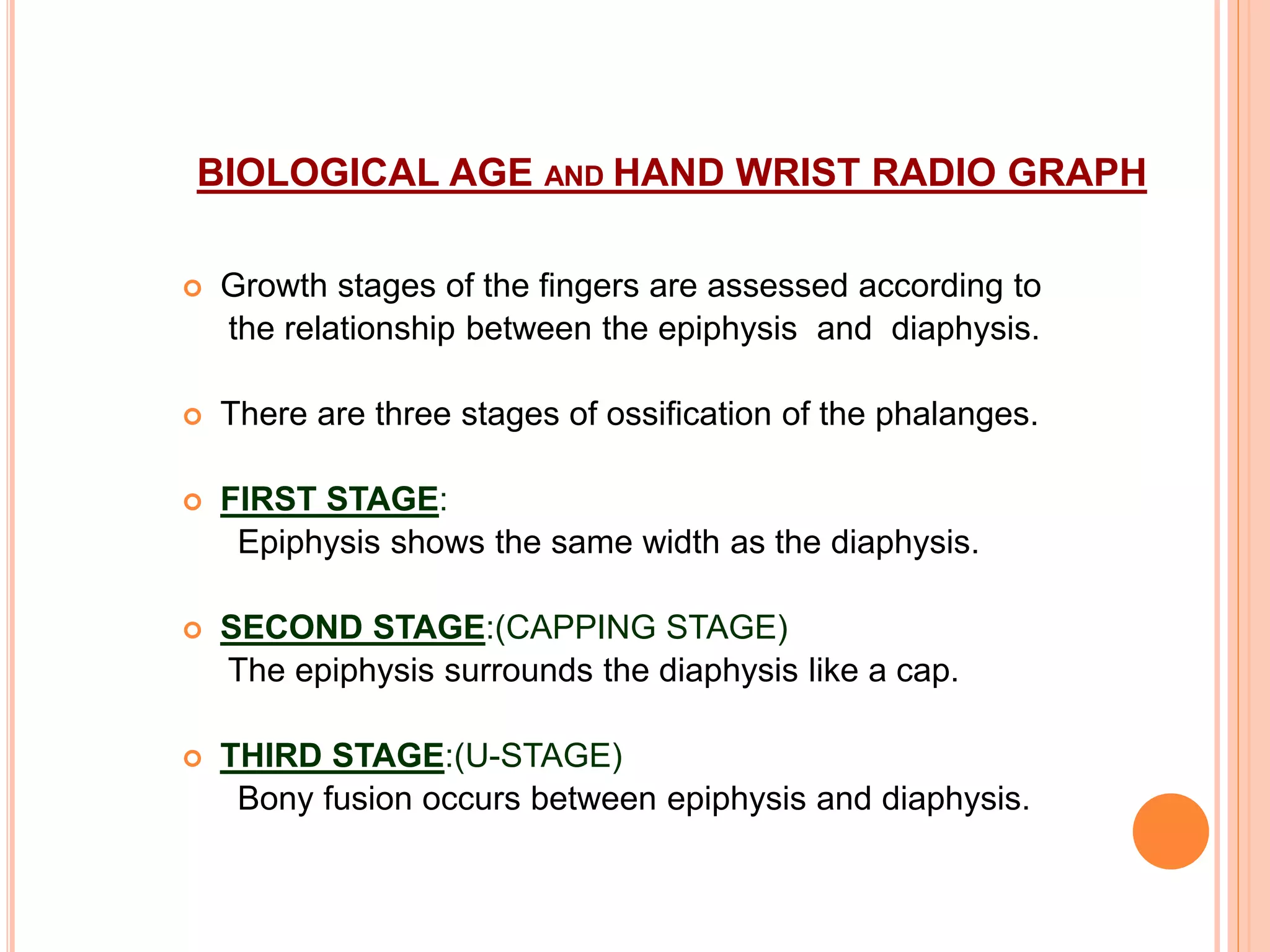 Skeletal maturity indicators | PPTX
