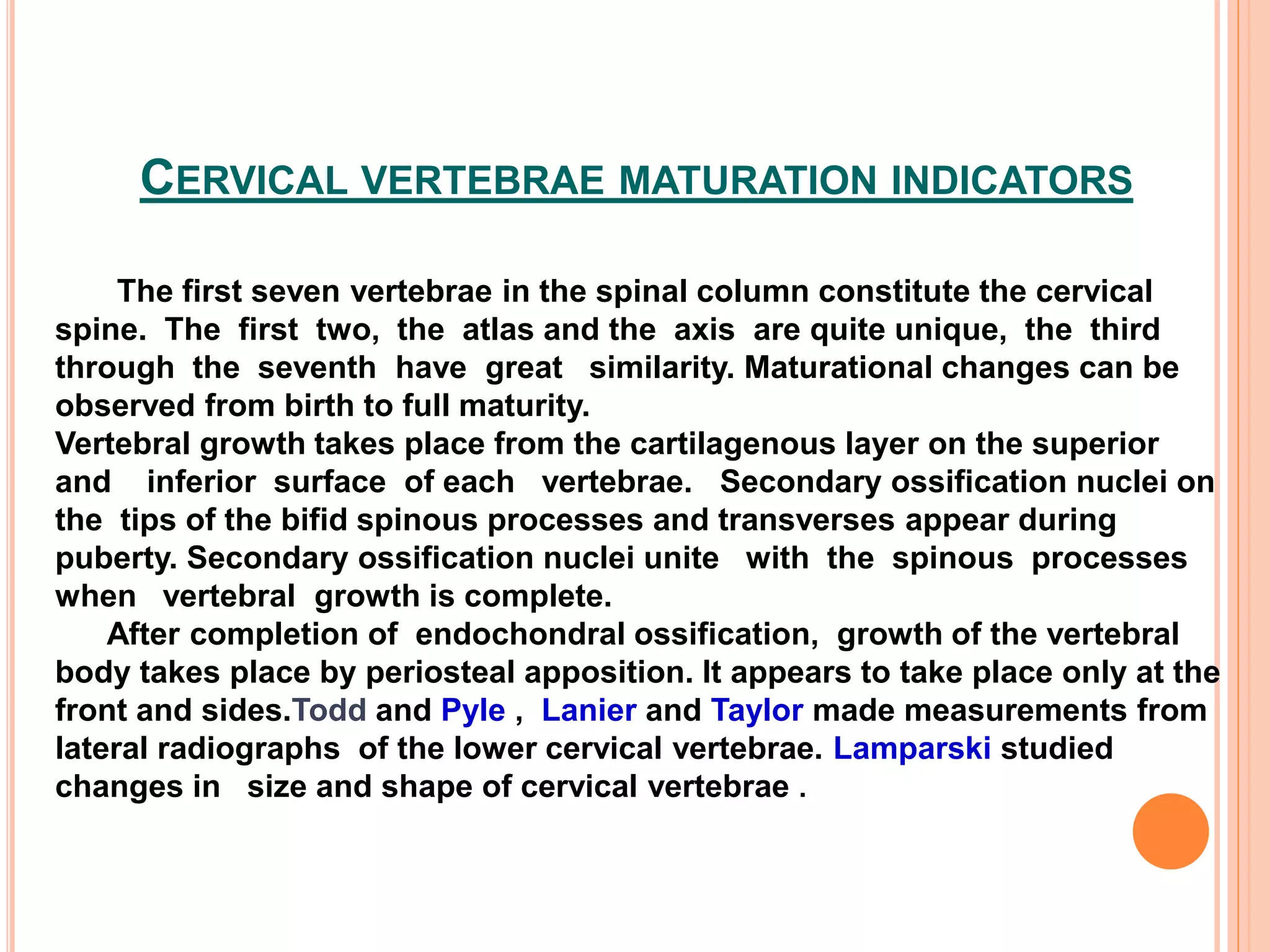 Skeletal maturity indicators | PPTX