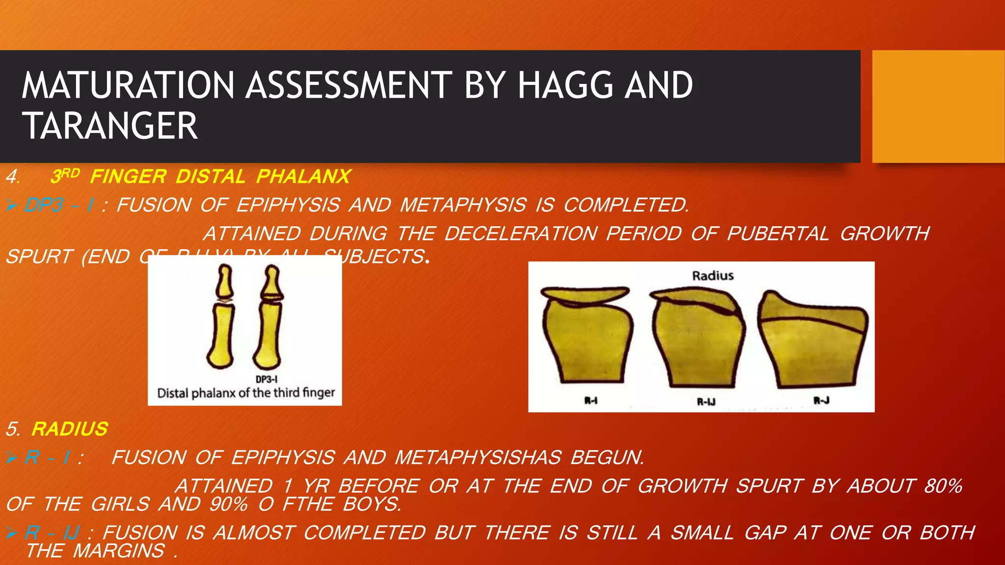 Skeletal maturity indicators | PPTX