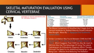 Skeletal maturity indicators | PPTX