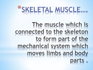 Skeletal muscle | PPT