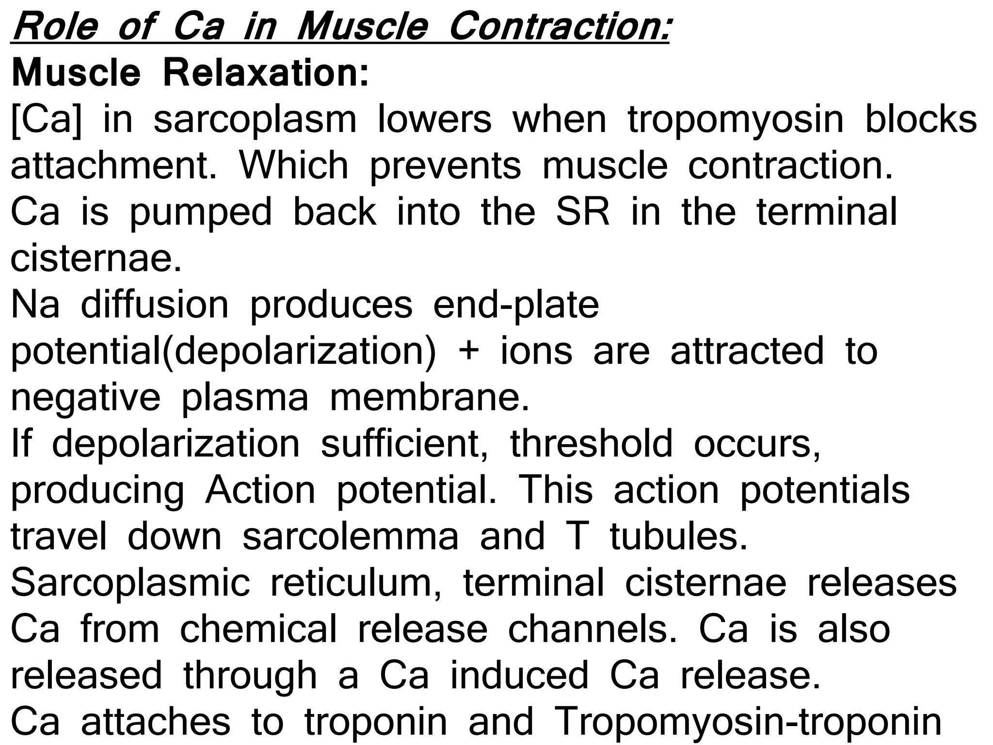 Skeletal muscle contraction | PPTX