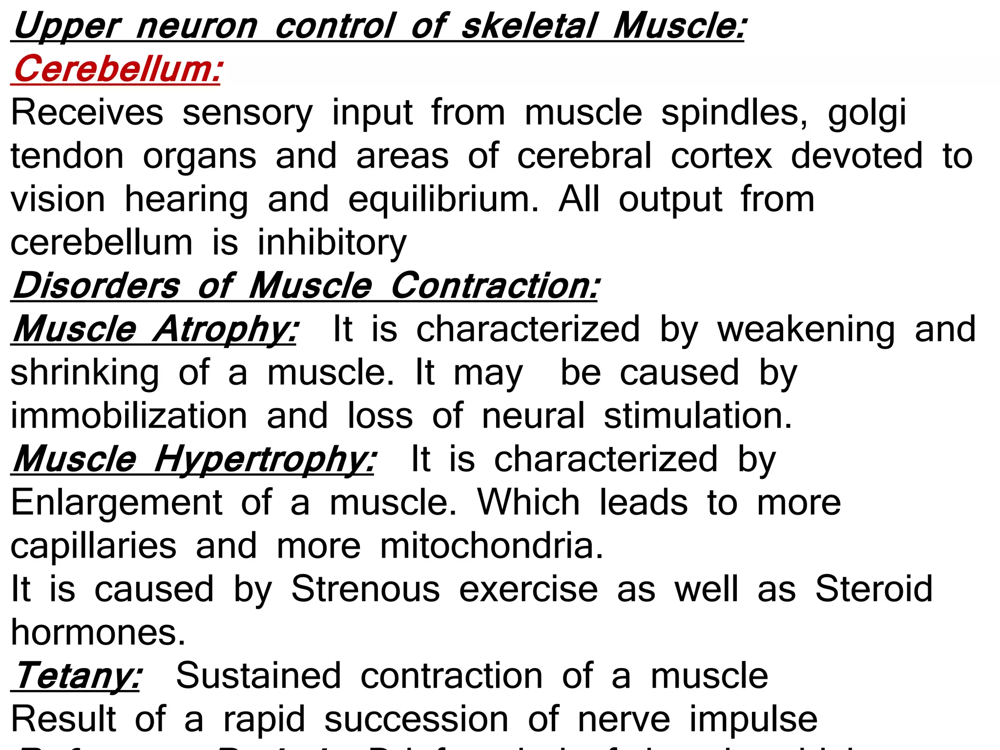 Skeletal muscle contraction | PPTX