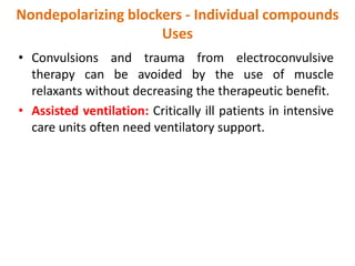 Skeletal muscle relaxant | PPTX