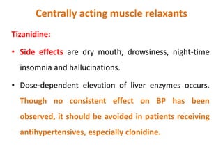 Skeletal muscle relaxant | PPTX