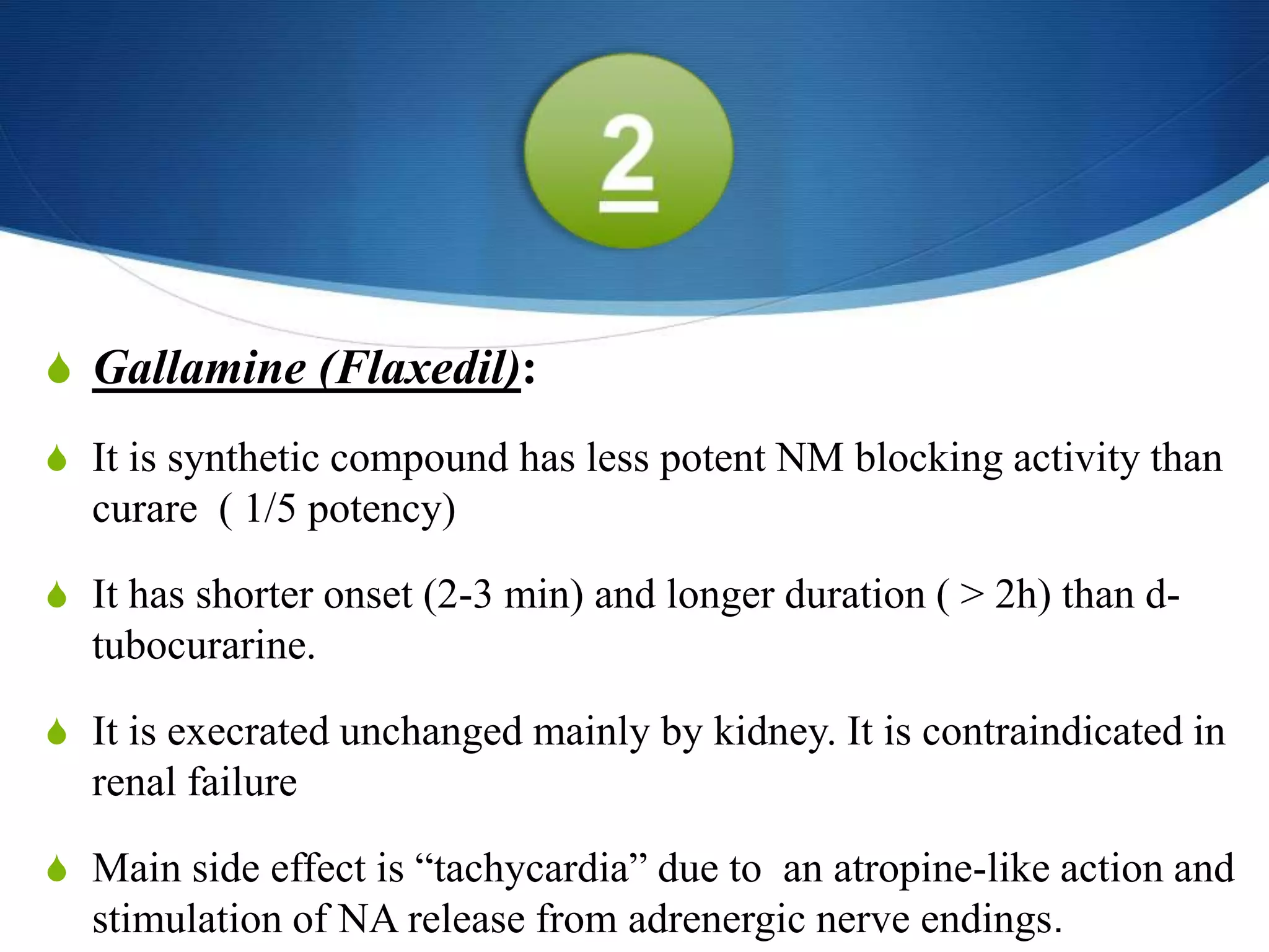 Pharmacology: Skeletal Muscle Relaxants | PPTX