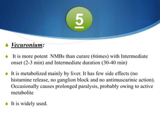 Pharmacology: Skeletal Muscle Relaxants | PPTX