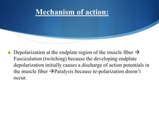 Pharmacology: Skeletal Muscle Relaxants | PPTX