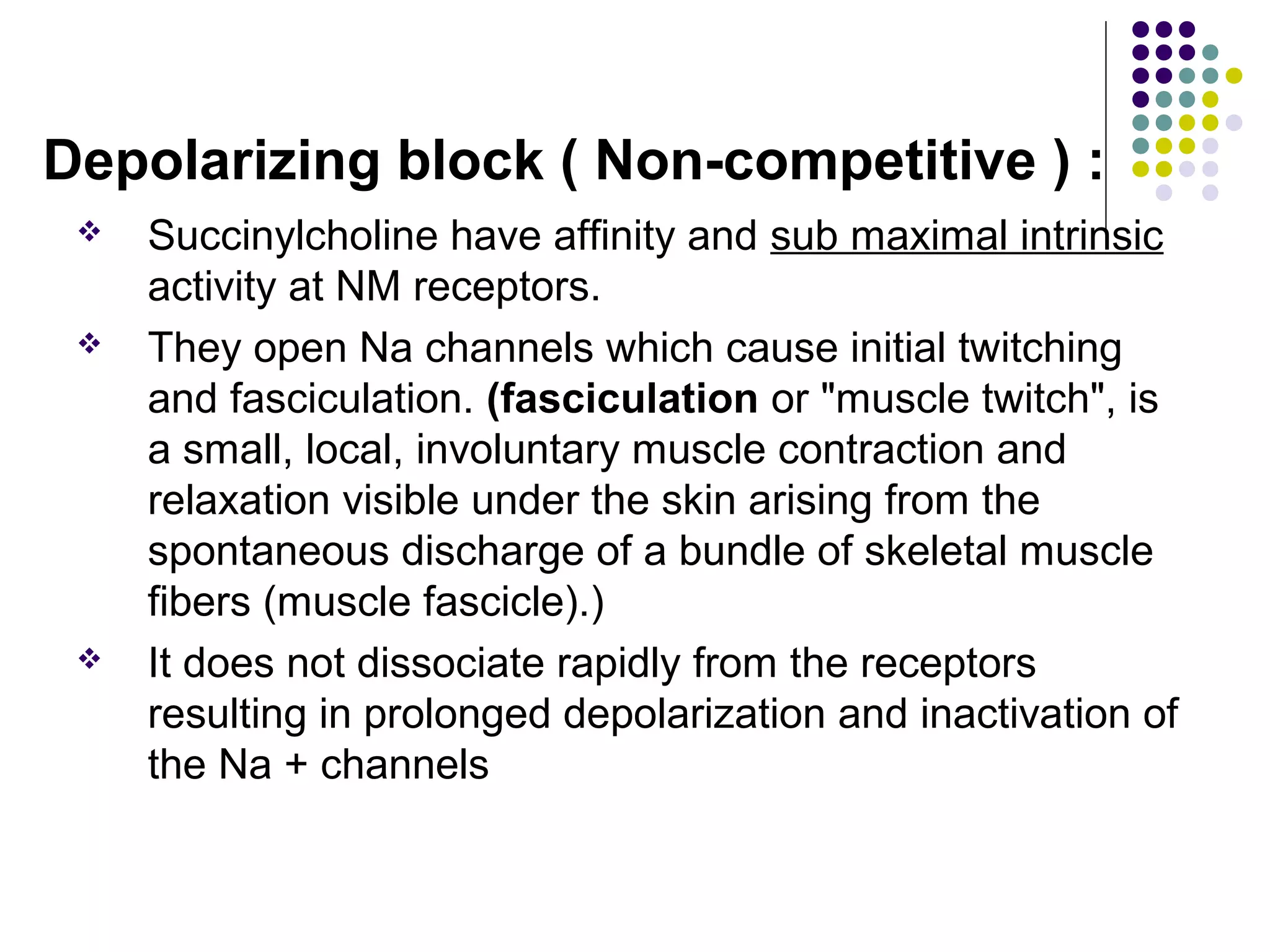 Skeletal muscle relaxants, Neuromuscular blocking agents, Neuromuscular ...