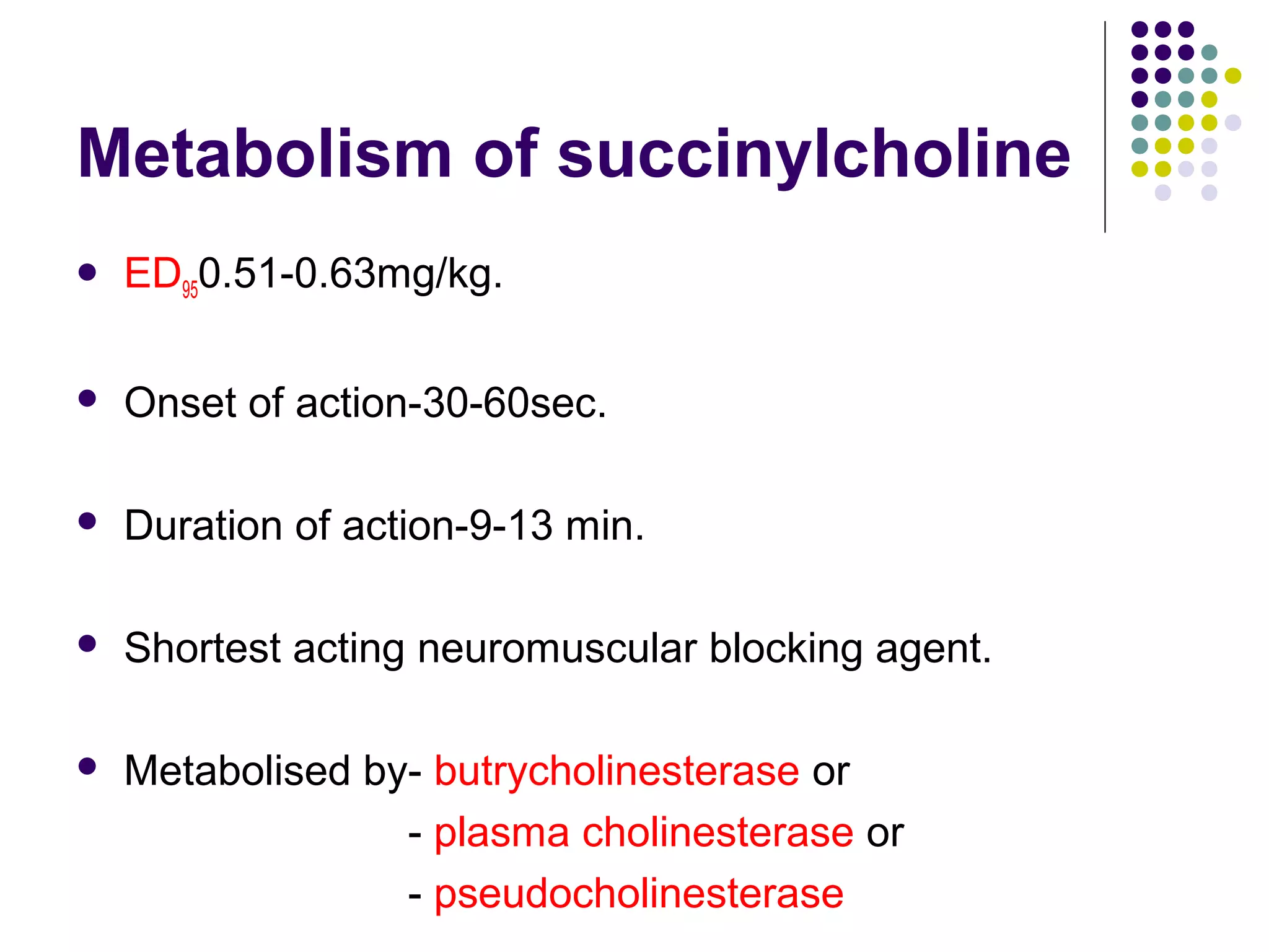 Skeletal muscle relaxants, Neuromuscular blocking agents, Neuromuscular ...