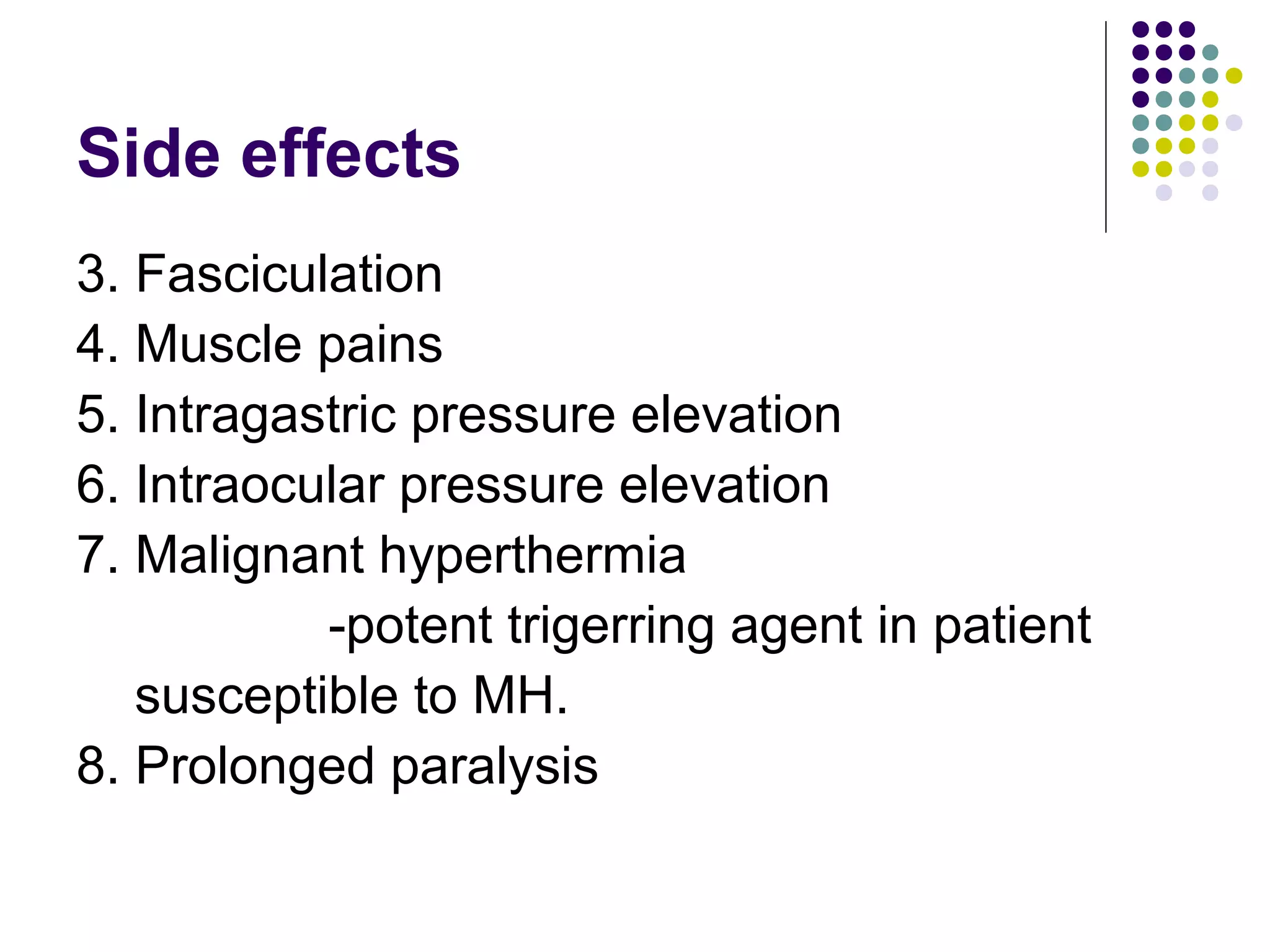 Skeletal muscle relaxants, Neuromuscular blocking agents, Neuromuscular ...
