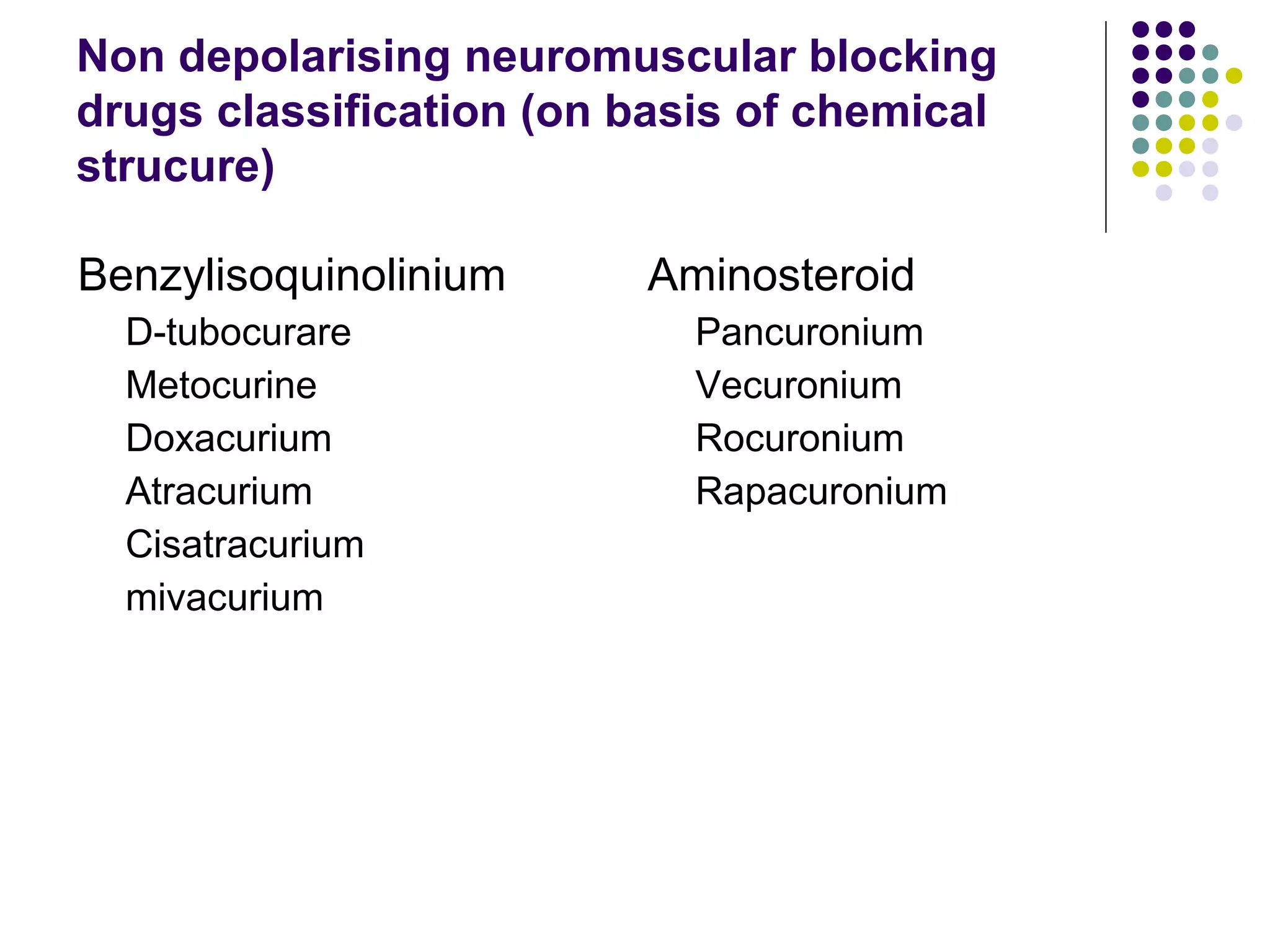 Skeletal muscle relaxants, Neuromuscular blocking agents, Neuromuscular blockers | PPT
