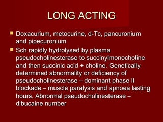 Skeletal muscle relaxants | PPT