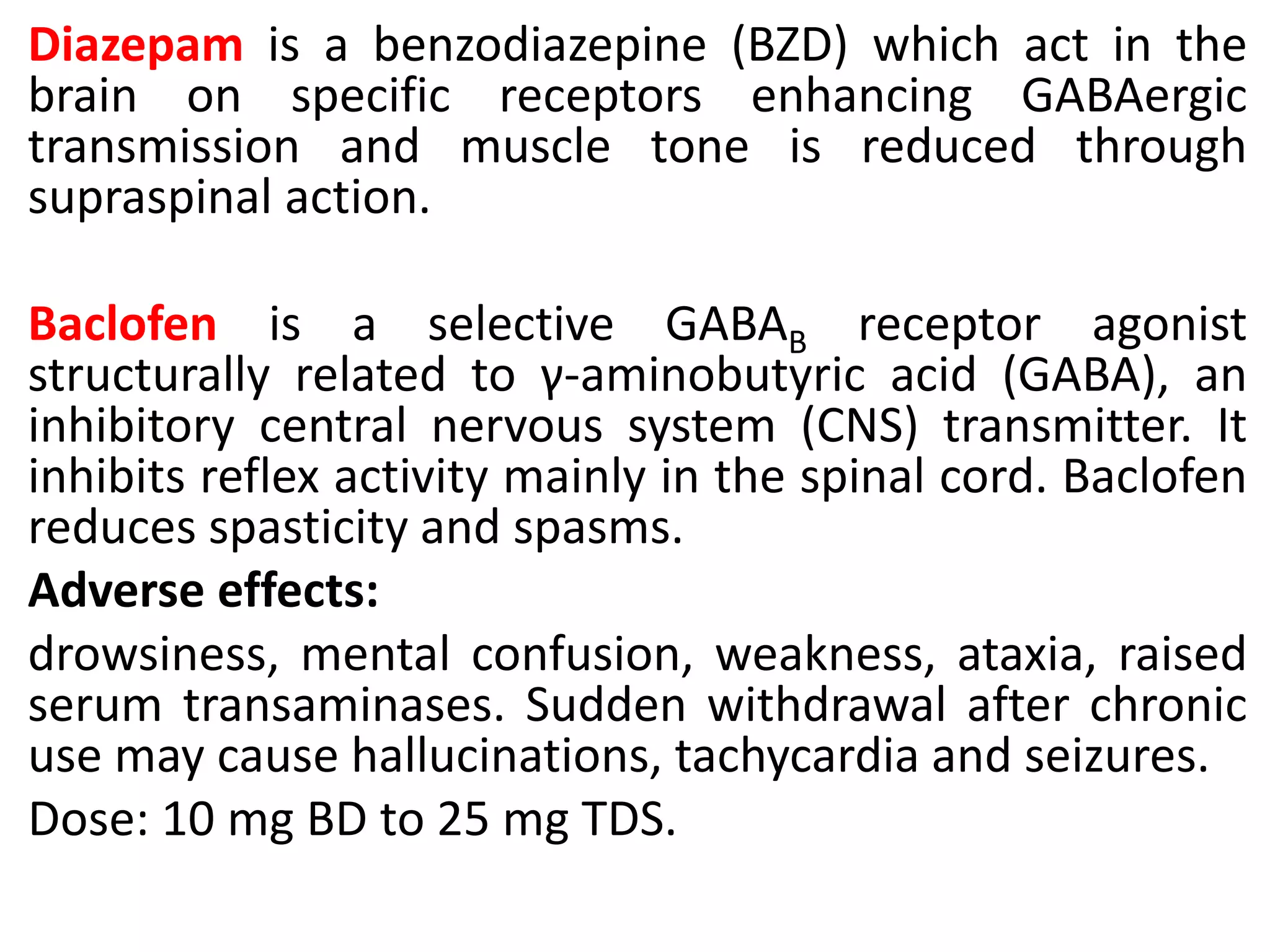 Skeletal muscle relaxants | PPTX